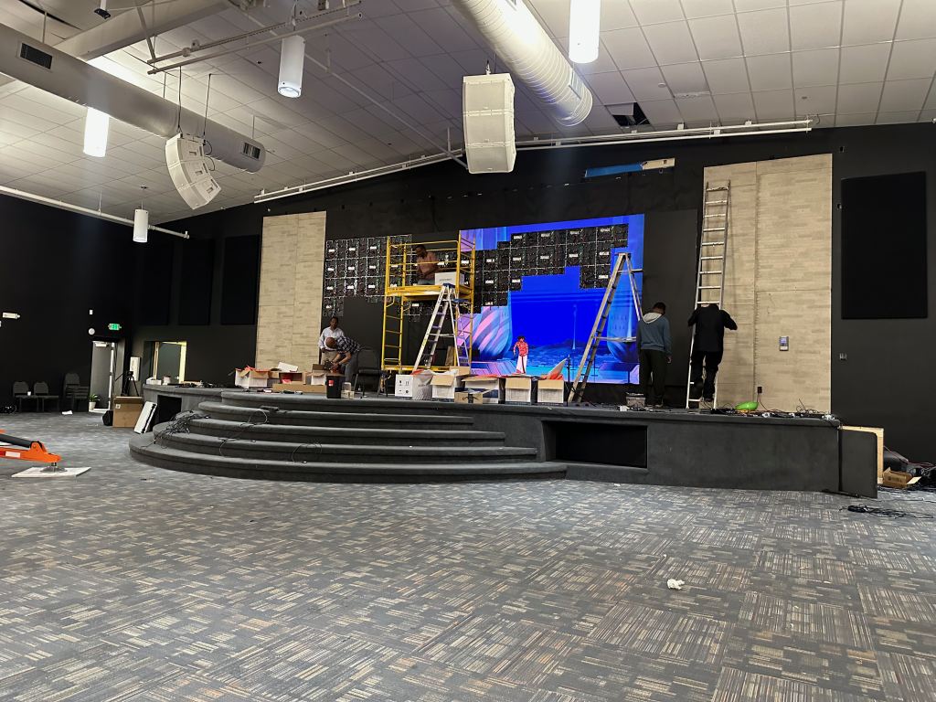 Church LED Wall Installation, Design and Integration - The Penn Group